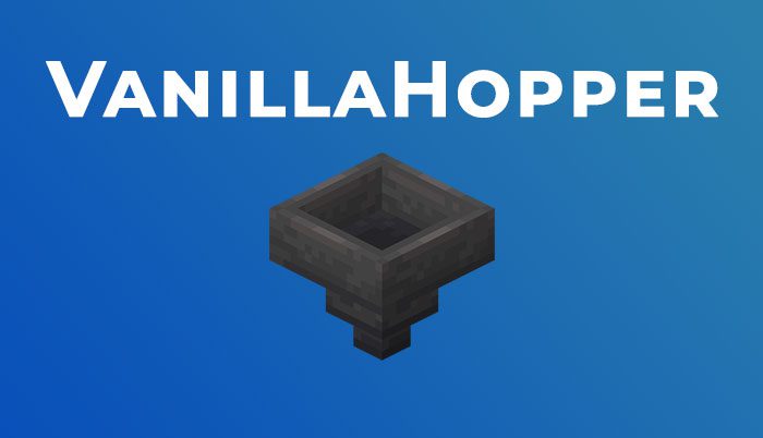 Плагин VanillaHopper (Ванильные воронки)