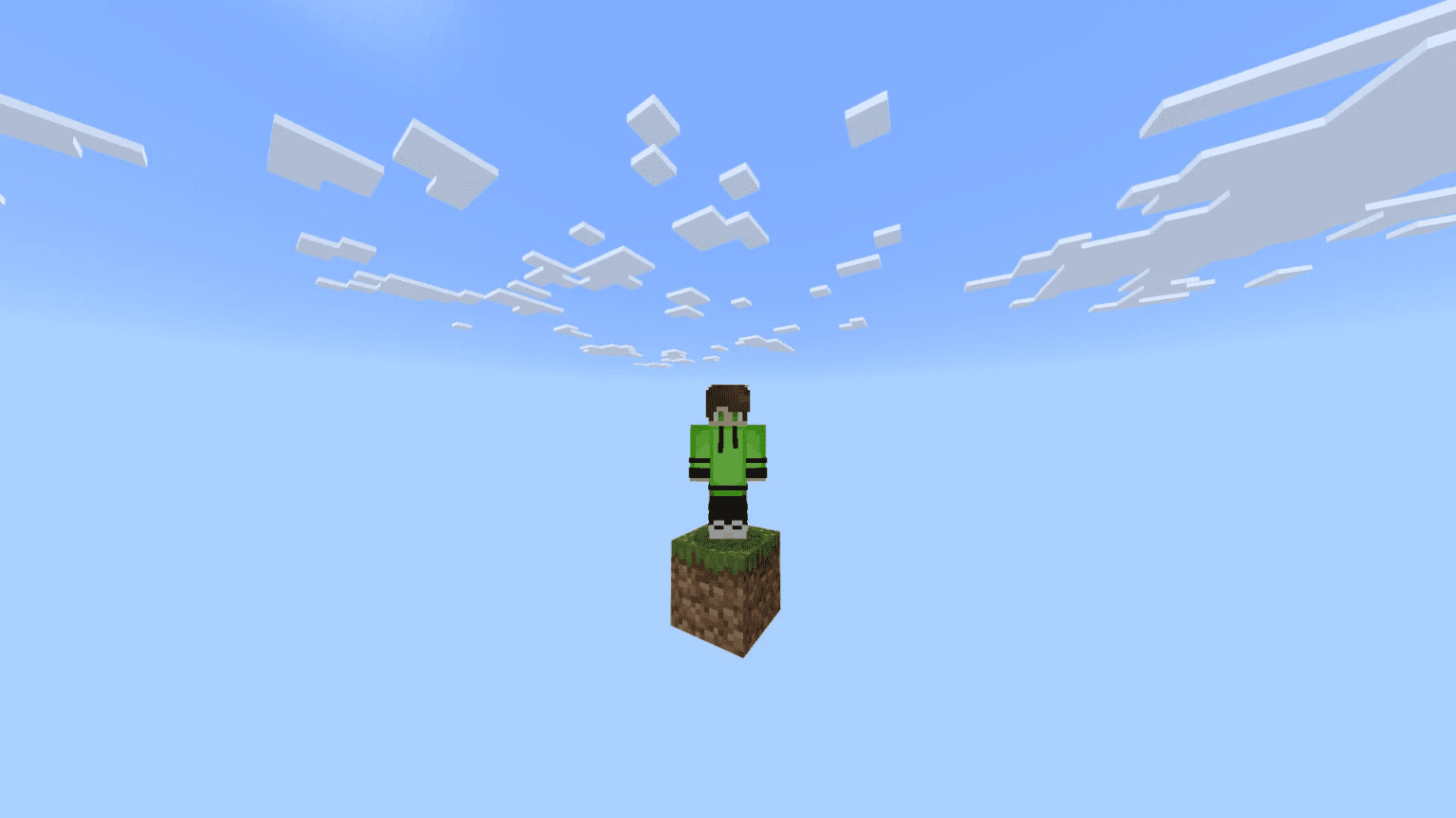 Карта One Block Map | Один блок выживание в небе [1.21]