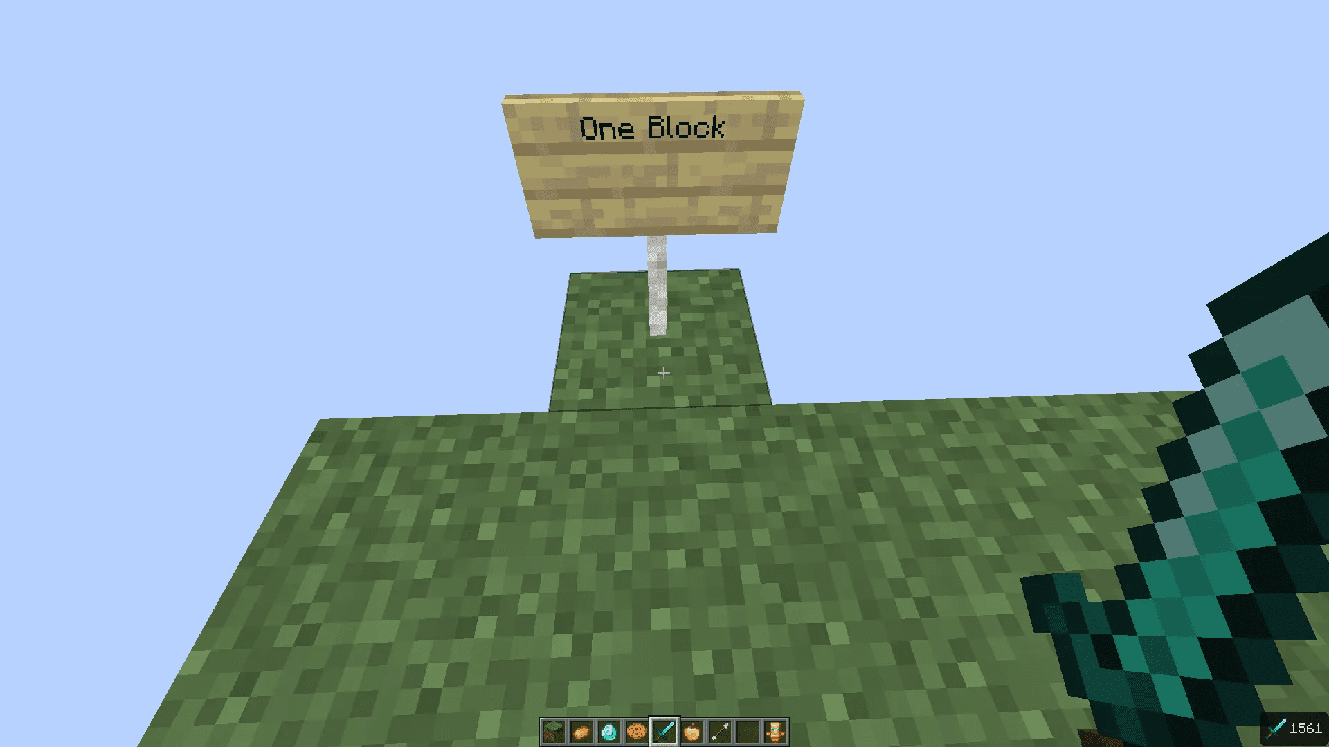 Карта One Block Map | Один блок выживание в небе [1.21]