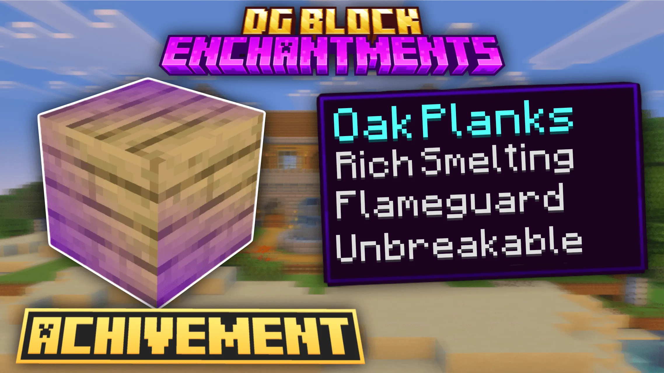 Block Enchantments — зачарования блоков в Minecraft BE