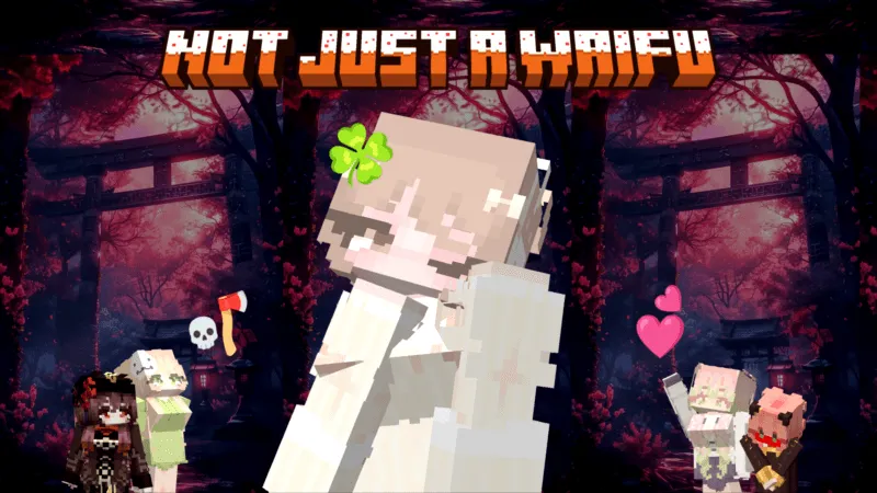 Мод Милые Вайфу для Minecraft BE 1.26 — приручи или беги
